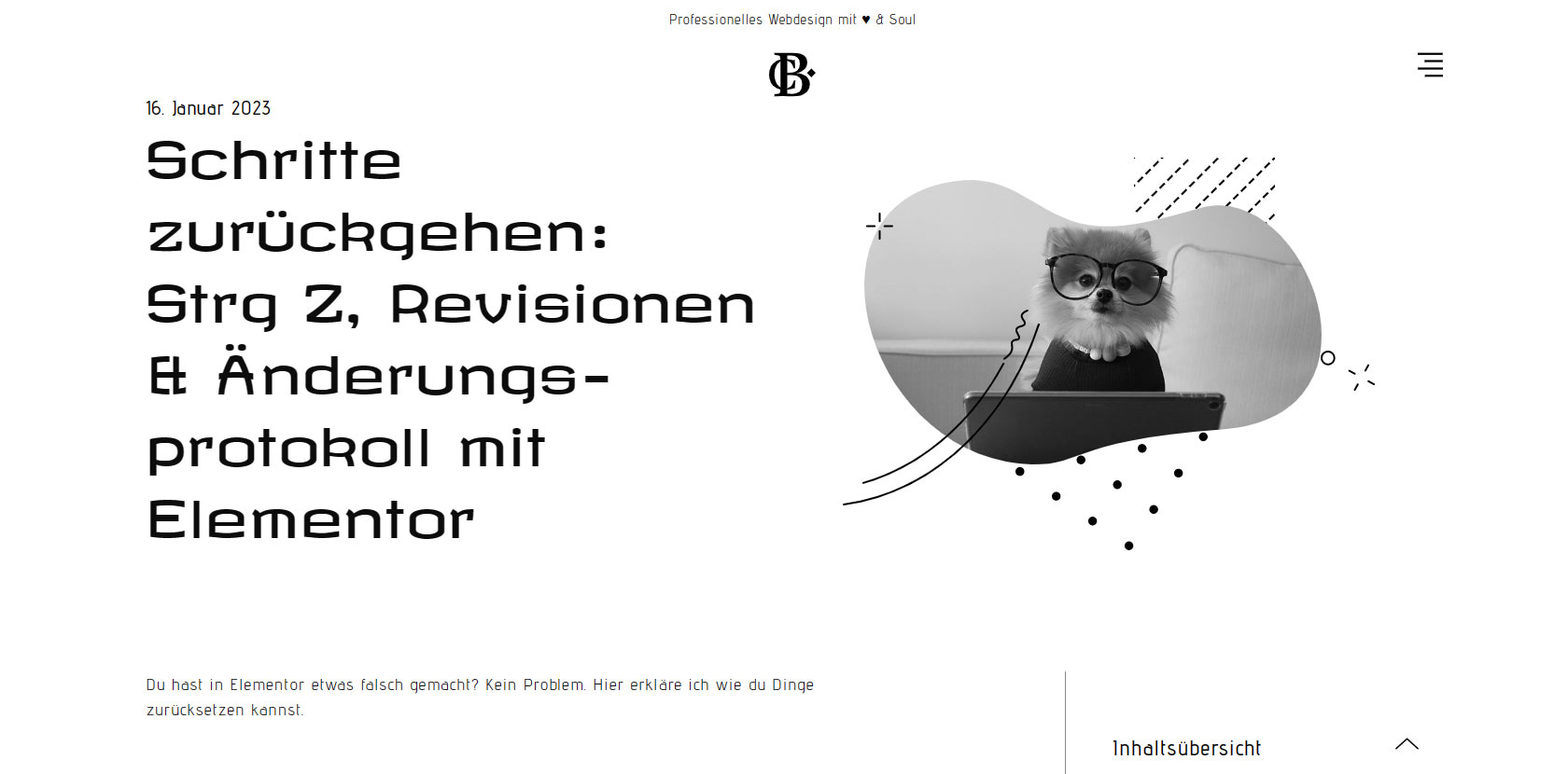 Schritte zurückgehen: Strg Z, Revisionen & Änderungs­protokoll mit ...